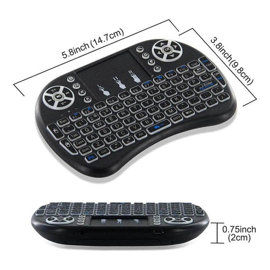 Superbox Official Store | Mini Wireless Keyboard with Touchpad ...
